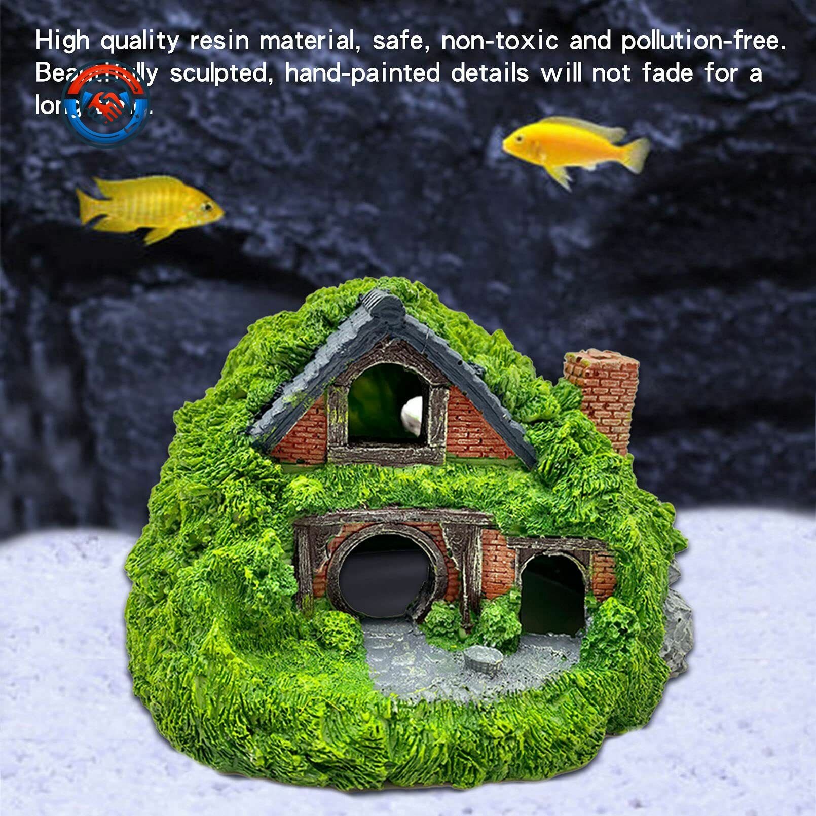 Декорация для аквариума корабль Титаник, аквариумная фигура из смолы, реалистичное кораблекрушение для террариума, безопасное украшение подводного пейзажа, подарок аквариумисту