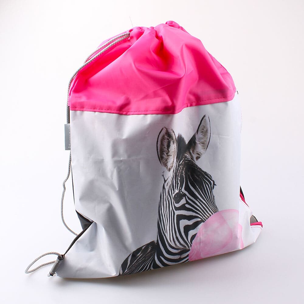 Мешок для сменной обуви Зебра котофей 02808077-20 размер разм.40*50