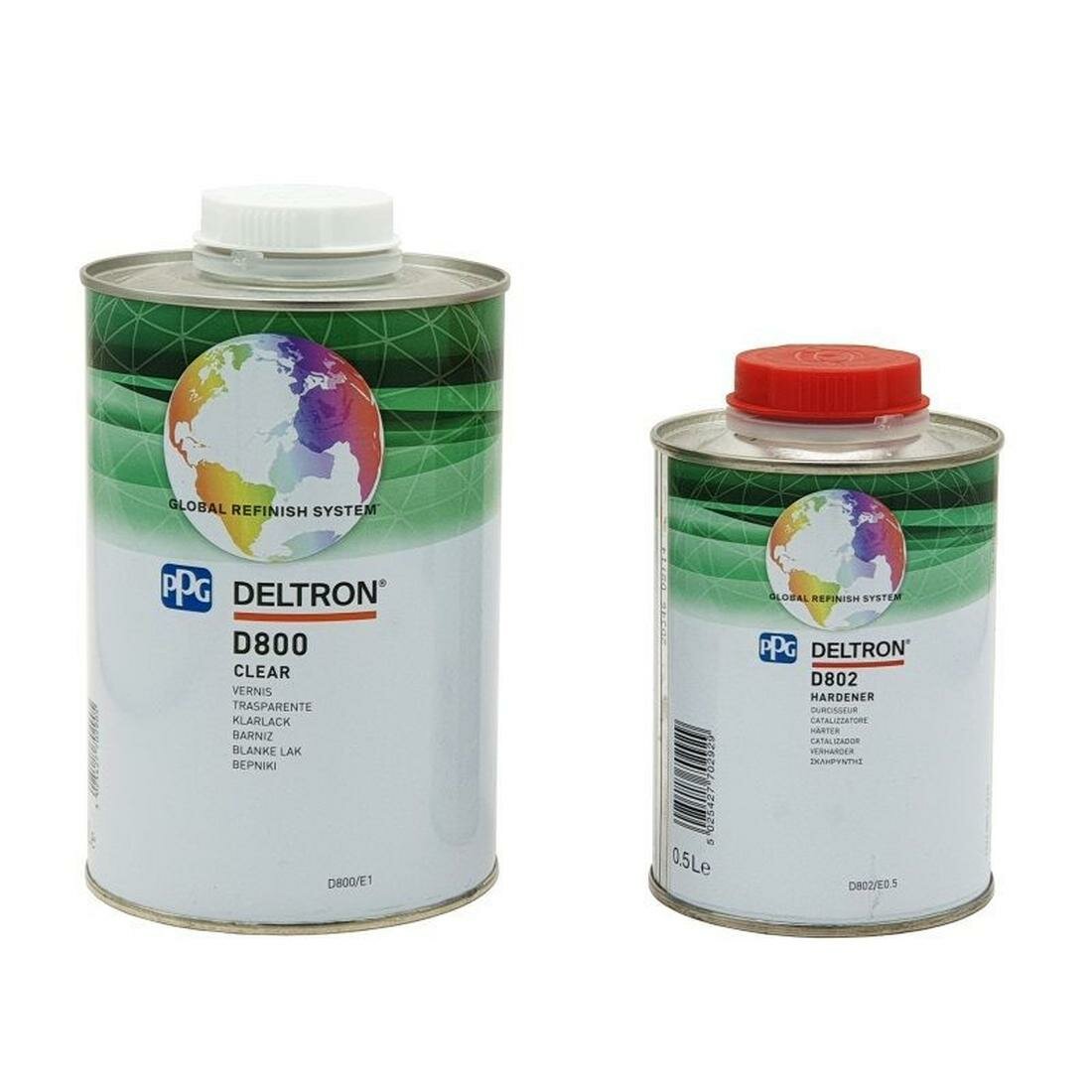 Лак PPG D800 1+0,5л. комплект с отвердителем D802