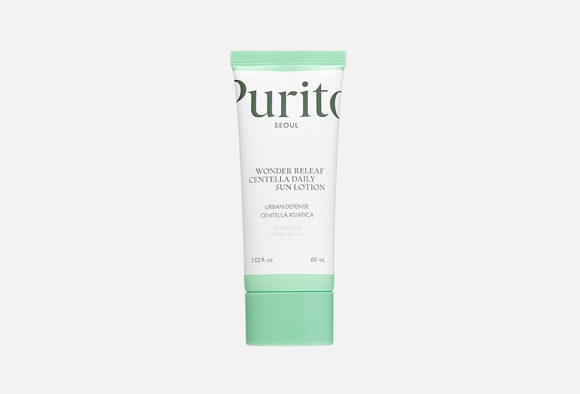 Солнцезащитный лосьон SPF50+ PURITO Wonder Releaf Centella Daily 60 мл