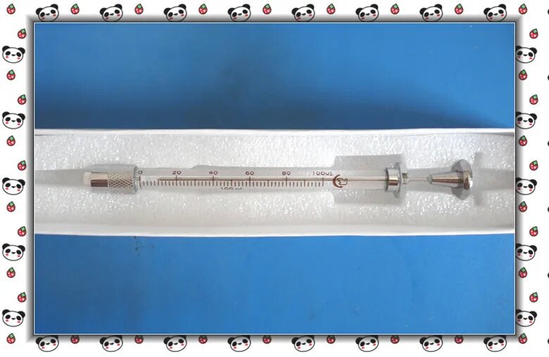 100 мкл, стеклянный шприц luer lock, прозрачные градиентные шприцы mirco