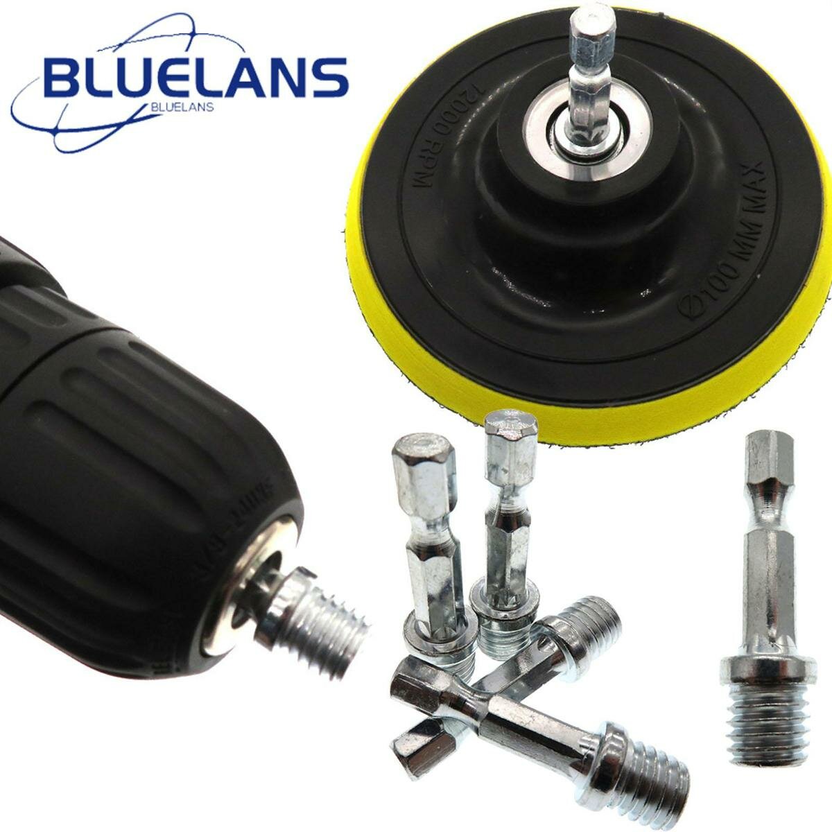 Адаптер для электрической дрели Стандартный интерфейс Полированный электрический адаптер для дрели M10