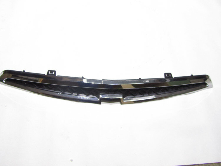 Решетка радиатора Шевроле Спарк М300 верхняя 96687047, 96687076 с хромом, - Atek