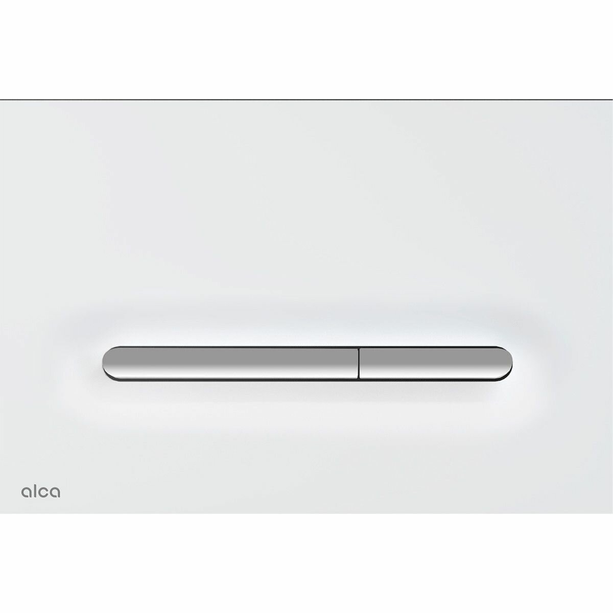 Клавиша смывная Alcaplast белый матовый/хром глянец M1876-1