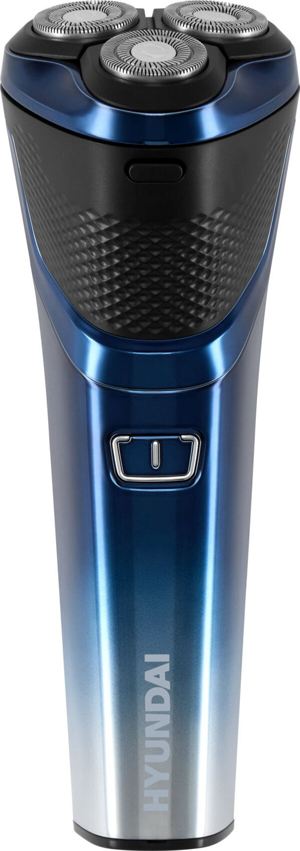 Бритва роторная Hyundai H-SH8089, реж . эл: 3, питание: аккум, голубой/черный