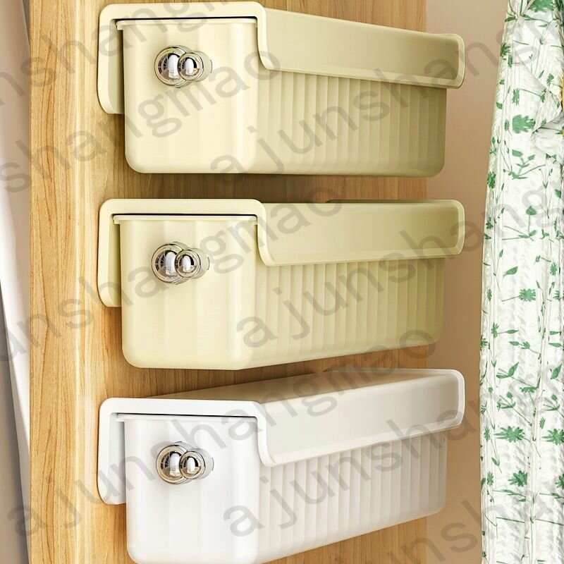 Настенный ящик для хранения носков и трусиков, Органайзер для нижнего белья с крышкой