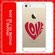 Чехол на Apple iPhone 5/5S/SE / Айфон 5/5S/SE с принтом "Love heart 2 - 14 февра...