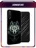 Силиконовый чехол на Honor 30i / Хонор 30i с принтом "Волк оберег"