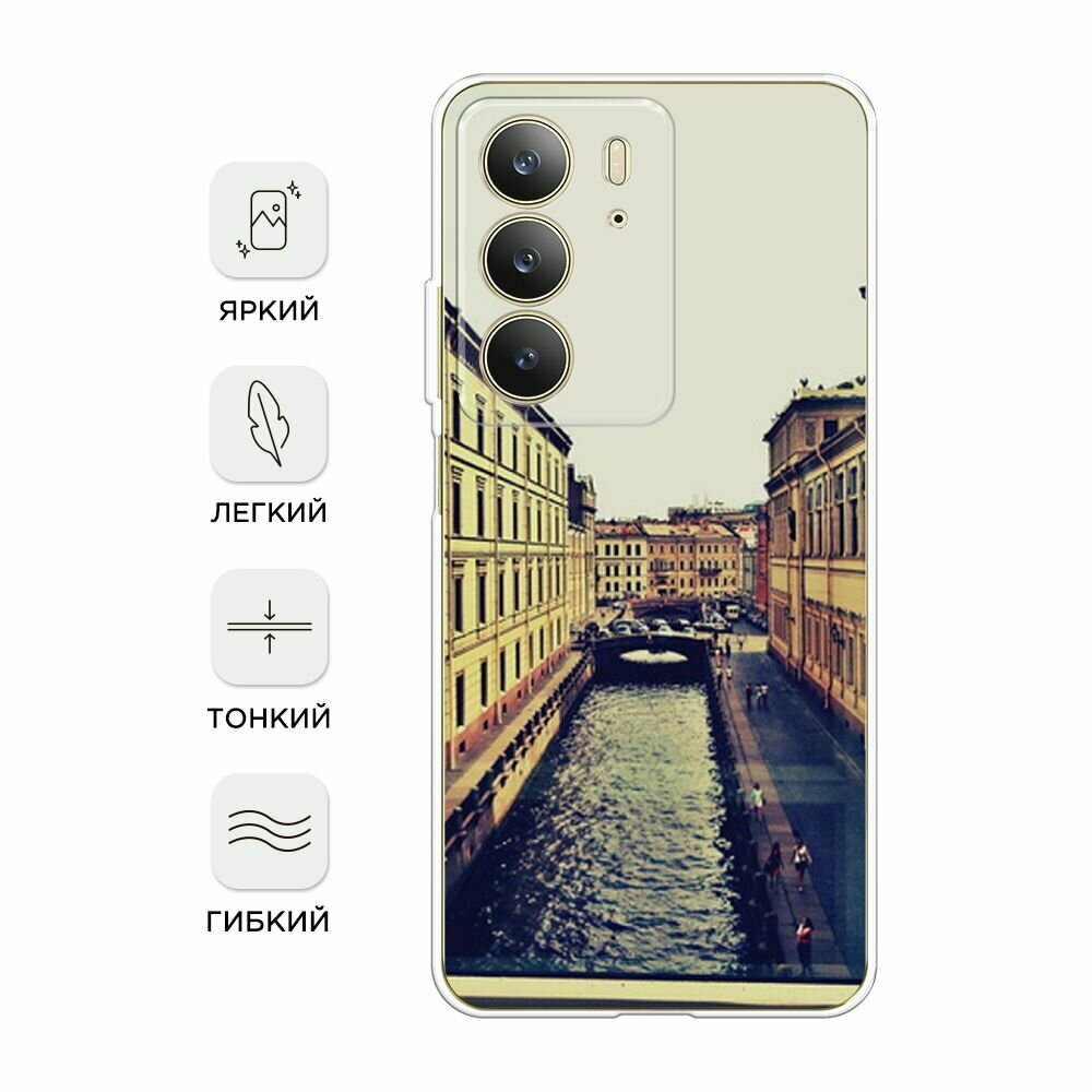 Чехол на Realme C75 4G / Реалми C75 4G с принтом "Санкт-Петербург" — фото 1