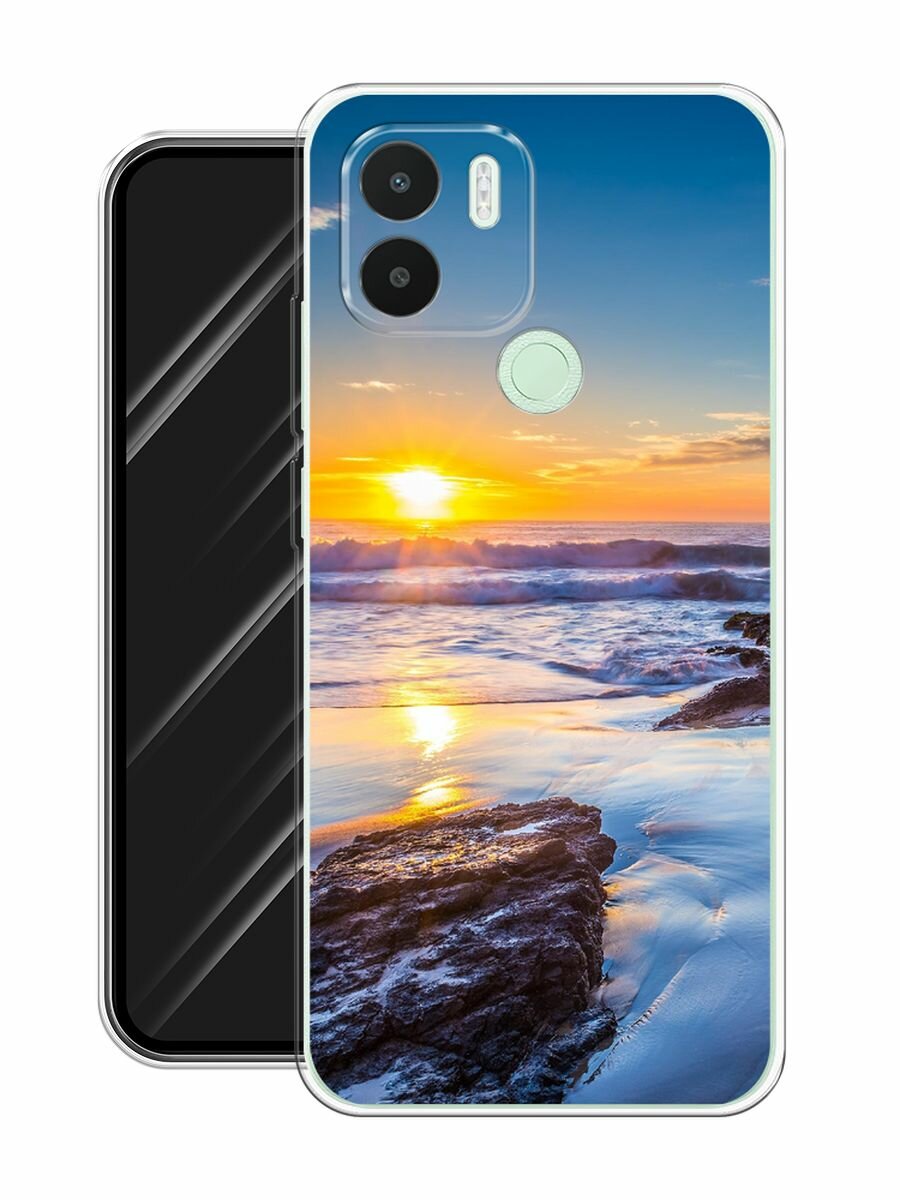 Чехол на Xiaomi Redmi A1+/Redmi A2+/Poco C51/C50 / Редми A1+ с принтом "Восход 6" — фото 1