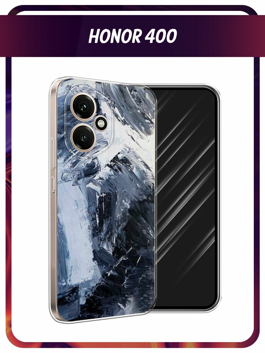 Чехол на Honor 400 / Хонор 400 с принтом "Абстракция живопись"