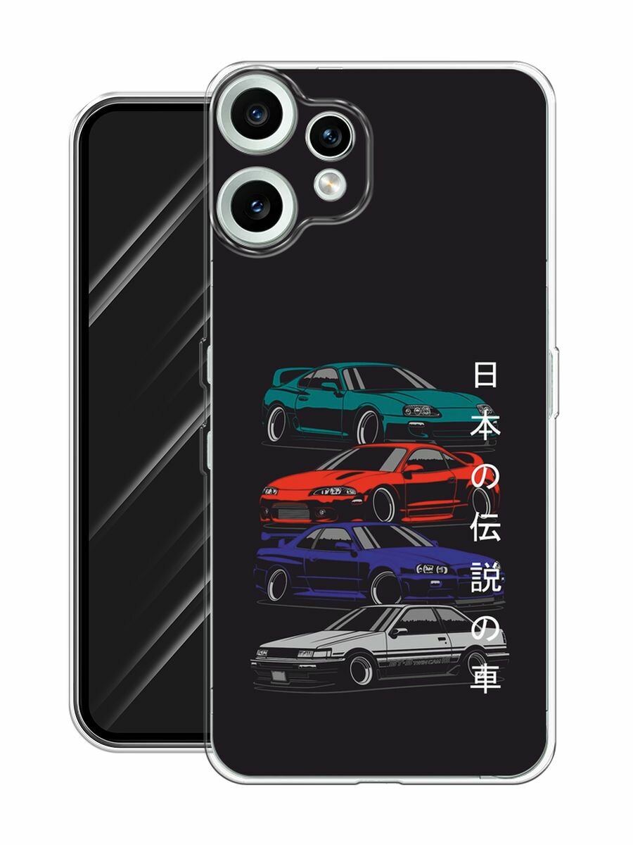 Чехол на CMF Phone 2 Pro / CMF Фон 2 Про с принтом "JDM Legend cars" — фото 1