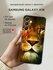 Чехол на Samsung Galaxy A16 / Самсунг А16 с принтом "Лев арт 8"