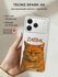 Чехол на Tecno Spark 40 / Текно Спарк 40 с принтом "Рыжий кот с надписью", прозр...