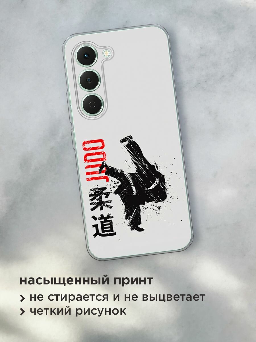 Чехол на Tecno Spark 40 Pro / Текно Спарк 40 Про с принтом "Дзюдо" — фото 1