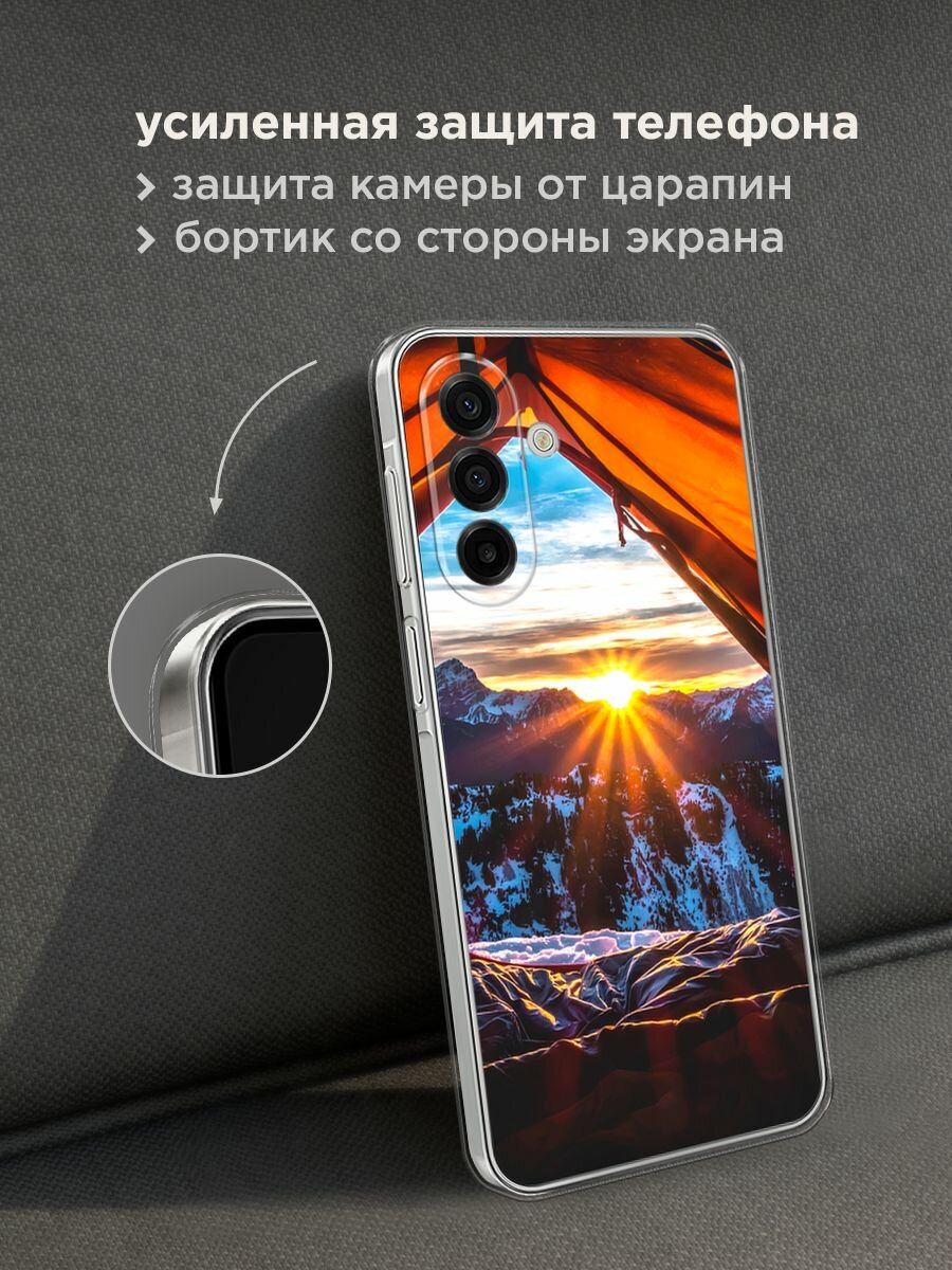 Чехол на Samsung Galaxy A17 / Самсунг А17 с принтом "Горы 7" — фото 1