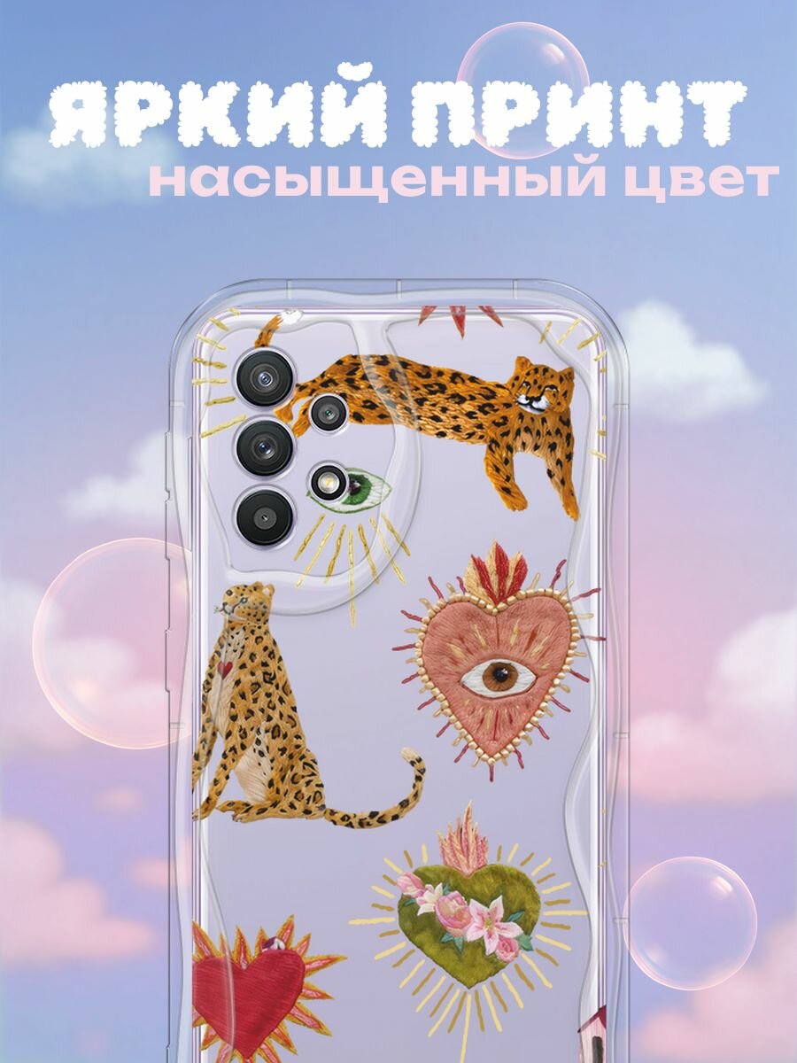 Чехол на Samsung Galaxy A32 / Самсунг А 32 с принтом "Сюрреализм паттерн" — фото 1