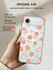 Чехол на Apple iPhone Air / Айфон Айр с принтом "Красные цветочки рисунок", проз...