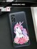 Чехол на Samsung Galaxy M52 / Самсунг Галакси M52 с принтом "Единорог с пионами"...