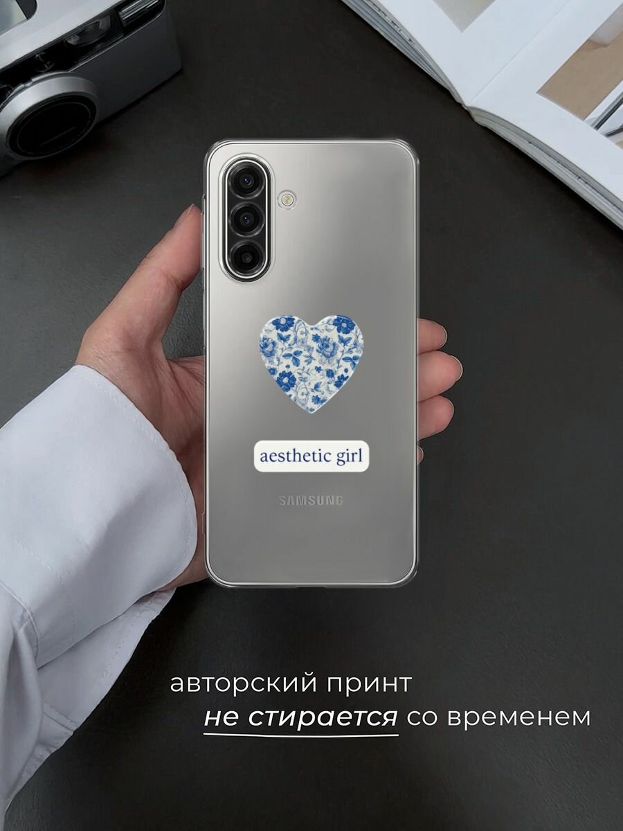 Чехол на Samsung Galaxy A17 / Самсунг А17 с принтом "Aesthetic girl" — фото 1