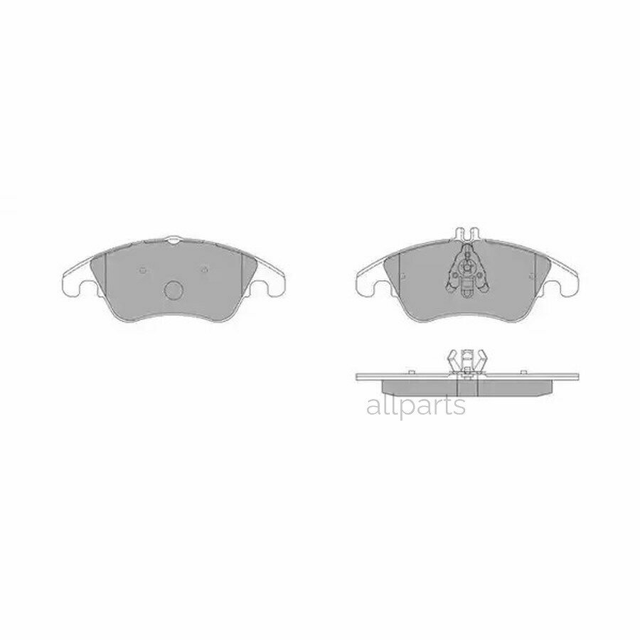 FREMAX FBP1652 колодки дисковые передние!\ MB W204 3.2/3.5 07>