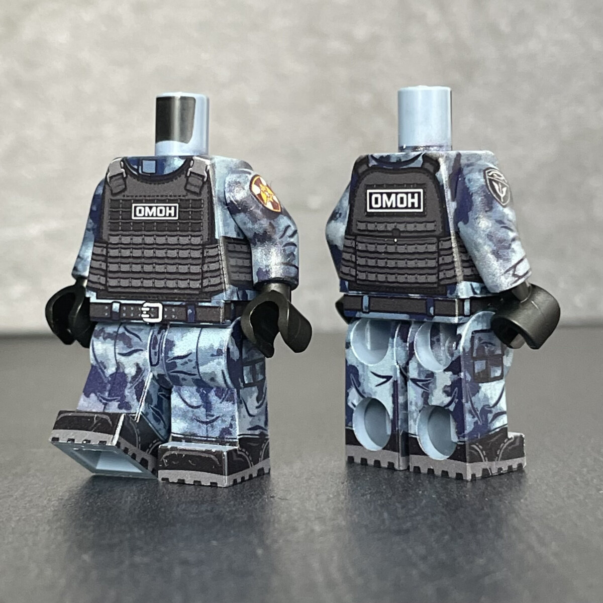 Минифигурка коллекционная совместимая с лего с эксклюзивным принтом омон России Мох v2 | Фигурка