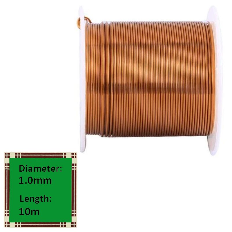 Эмалированная медная проволока 0,1-1,5 мм 100г 1.00mm 10M-100g