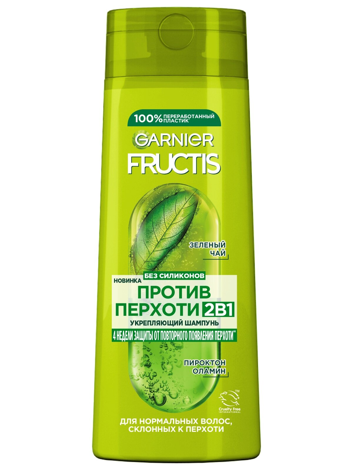Шампунь для волос Garnier Fructis укрепляющий Против перхоти 2в1 400мл