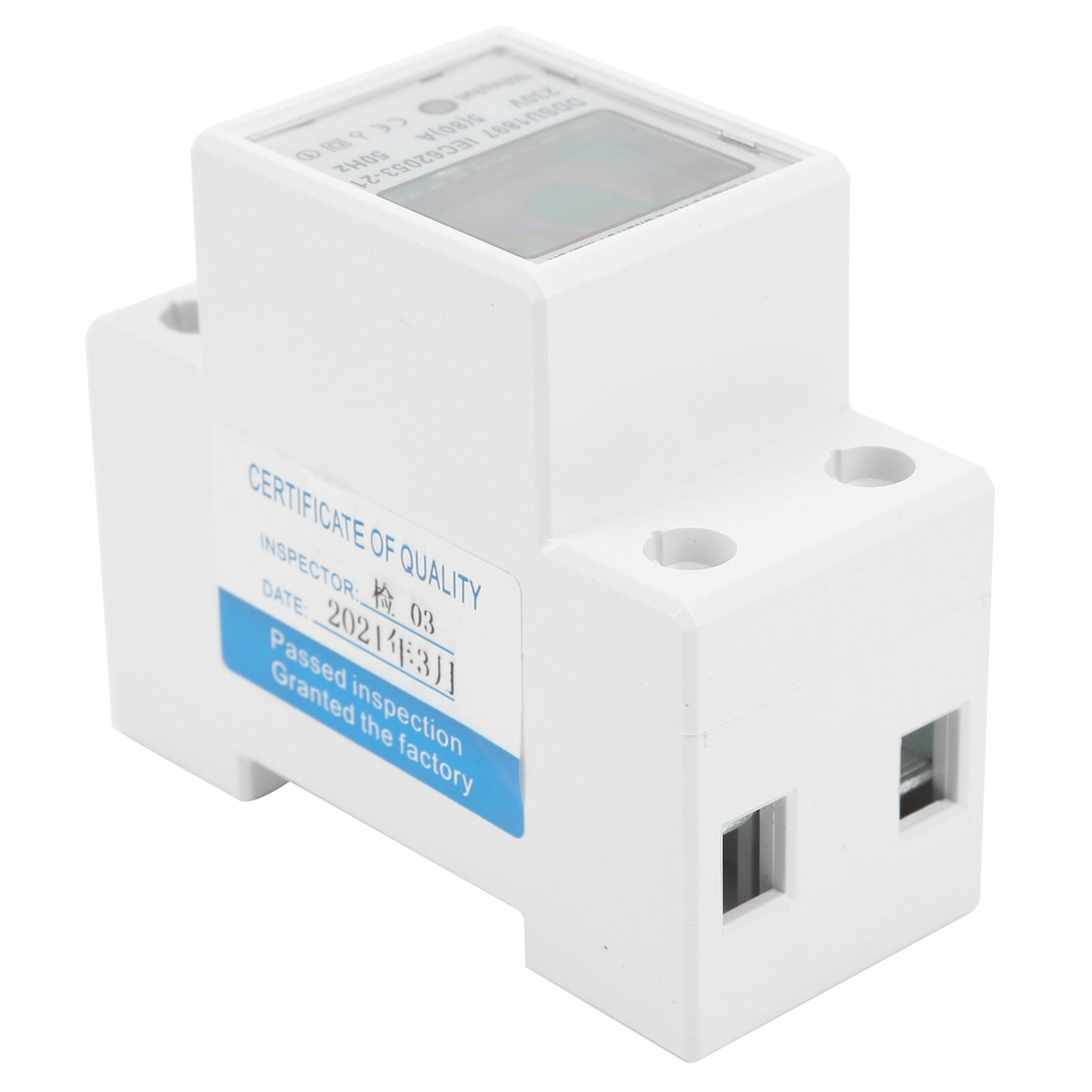 DDSU1897 1-фазный 2-проводной счетчик энергии Интеллектуальный цифровой тестер электрической энергии 230 В