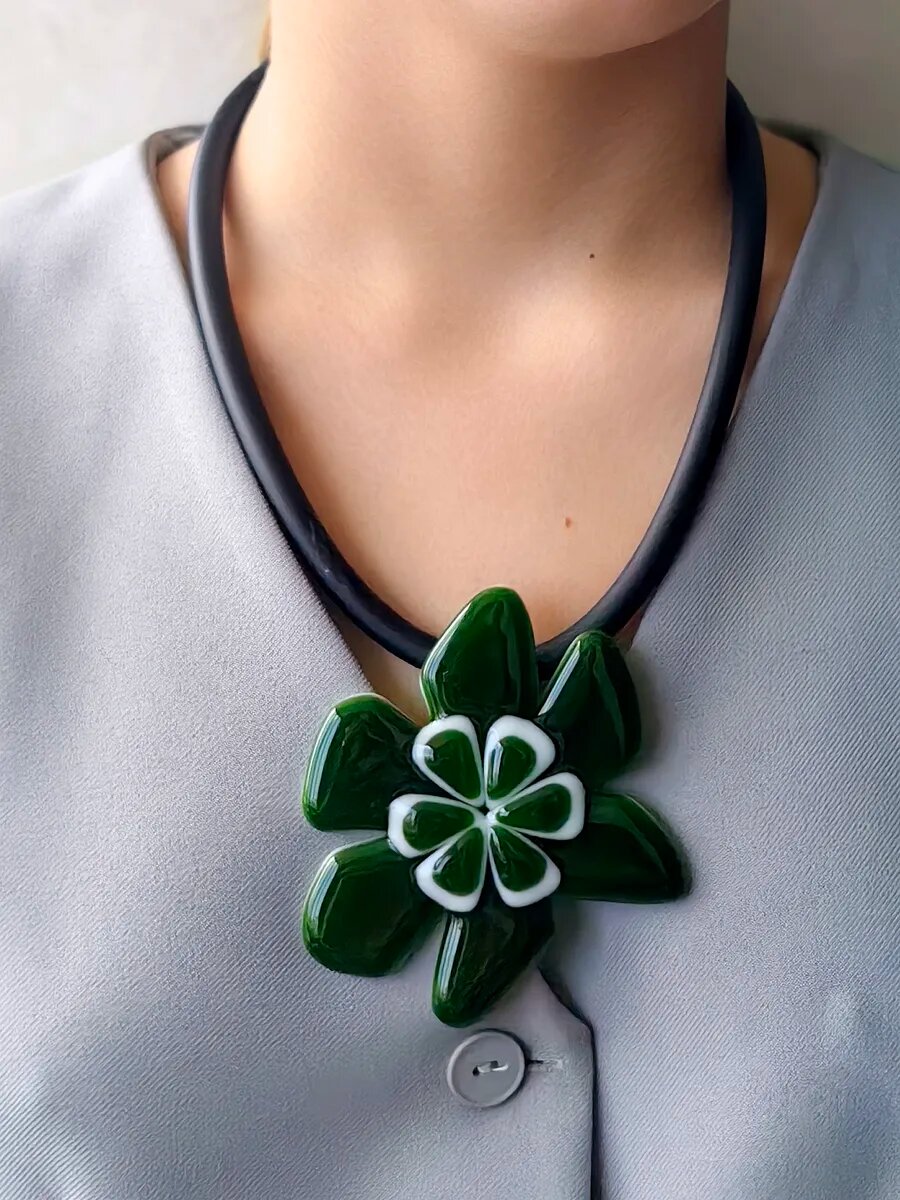 Колье, муранское стекло