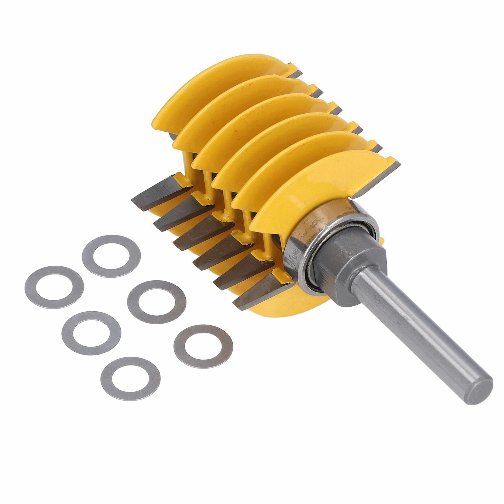 Фреза с хвостовиком 8 мм, 2 зуба, регулируемая режущая головка 46 мм, режущий инструмент для деревообработки