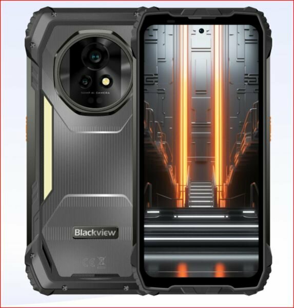 Смартфон BlackView XPLORE 2, 16GB/1TB, 6.5", 50MP, IP68/IP69K, Android 13, черный