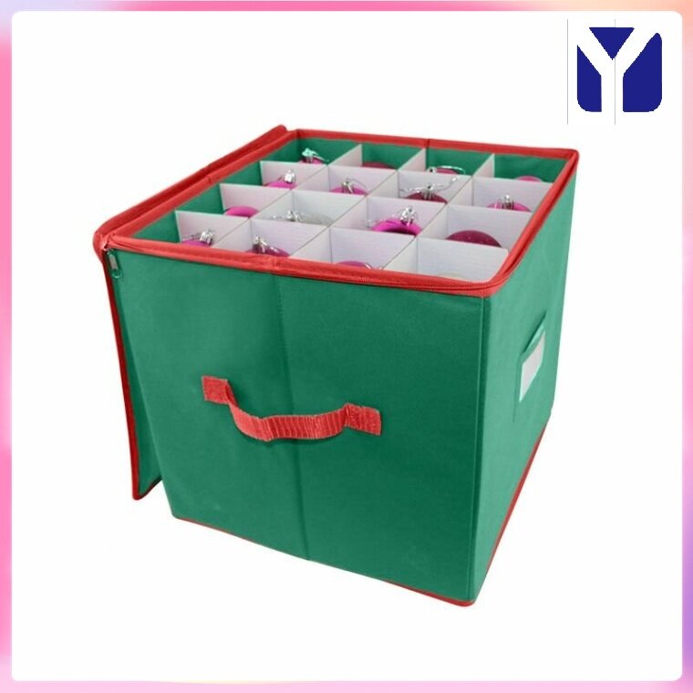 Эксклюзивный чехол с 64 секциями для хранения елочных украшений на молнии