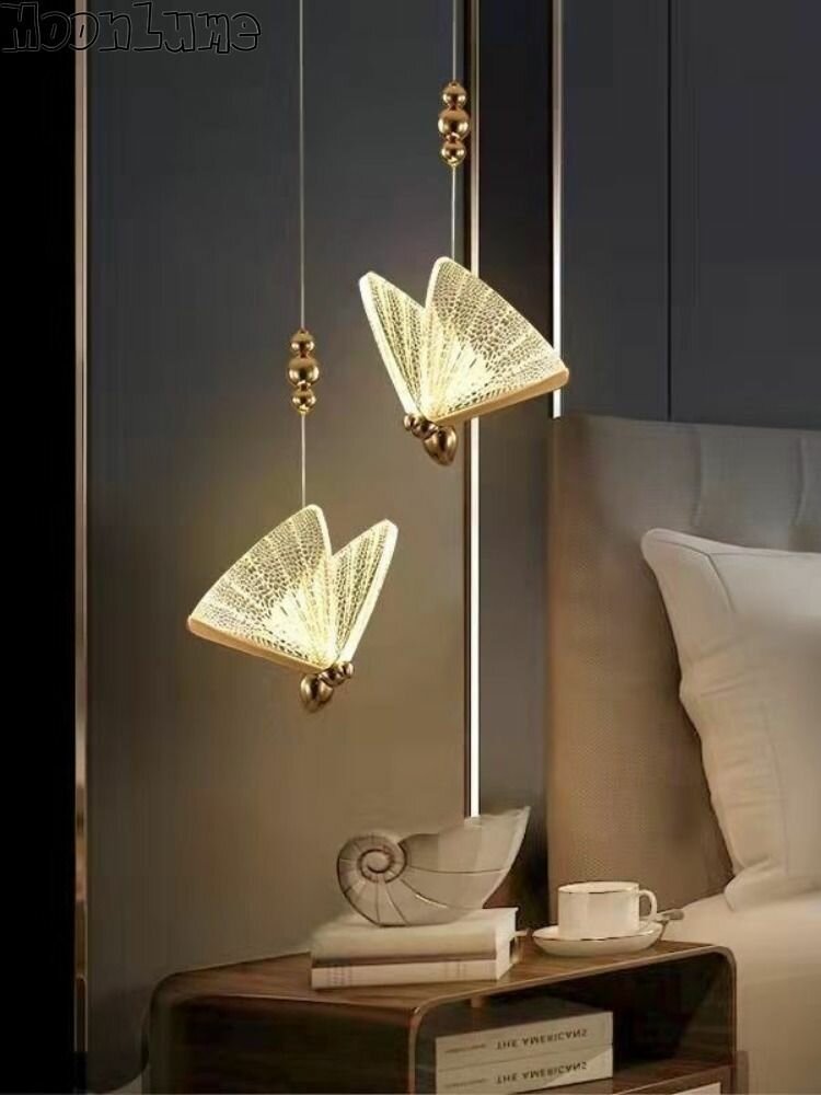 Легкая роскошная люстра в форме бабочки