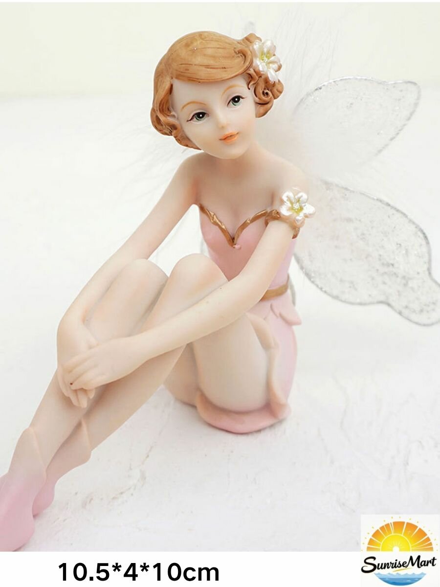 Украшения из смолы цветочной феи украсят маленькую красавицу в теплом европейском стиле