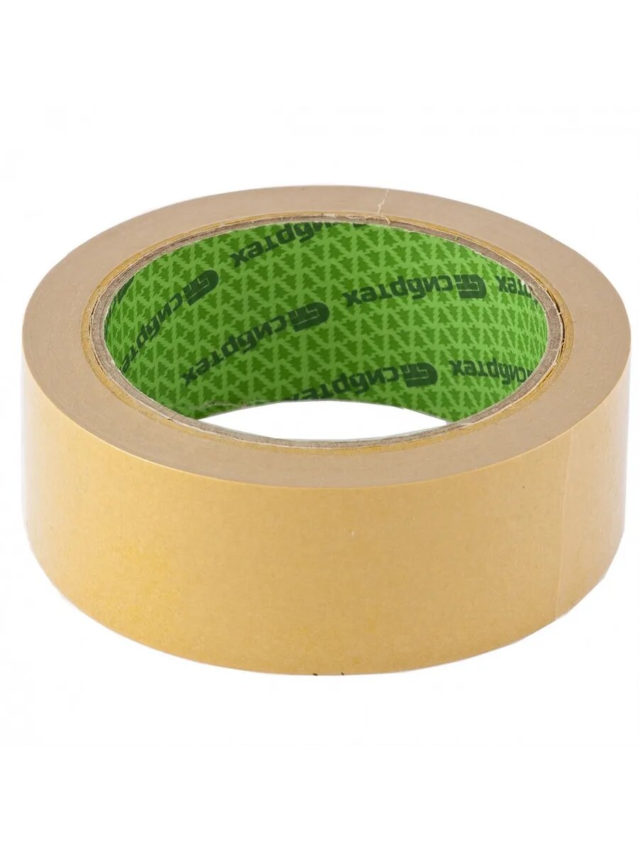 Лента клейкая двусторонняя, 38 мм х 10 м, н, СИБРТЕХ, 88806