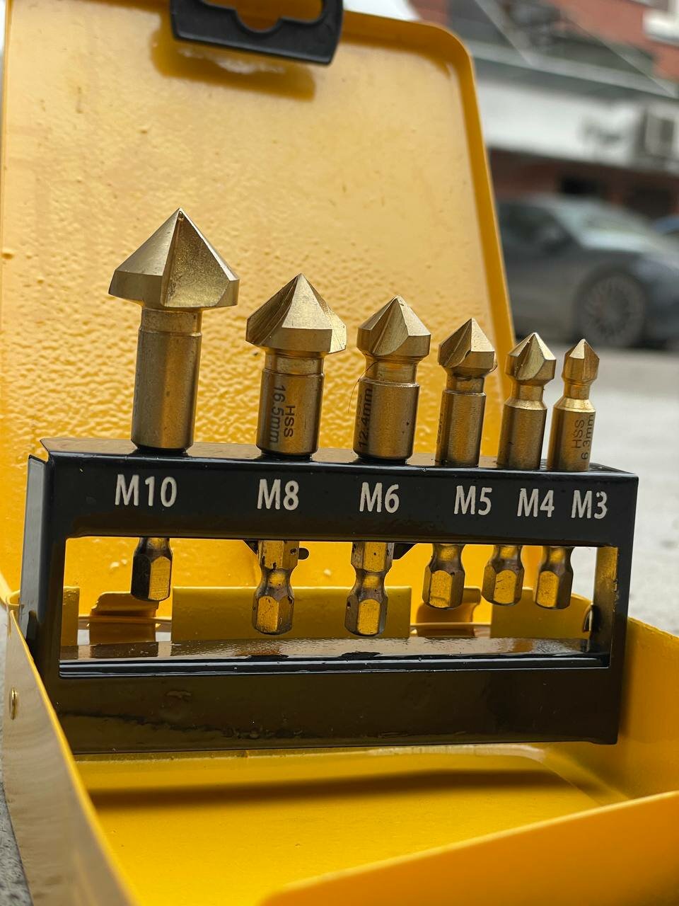 Зенкеры по металлу набор 6 штук