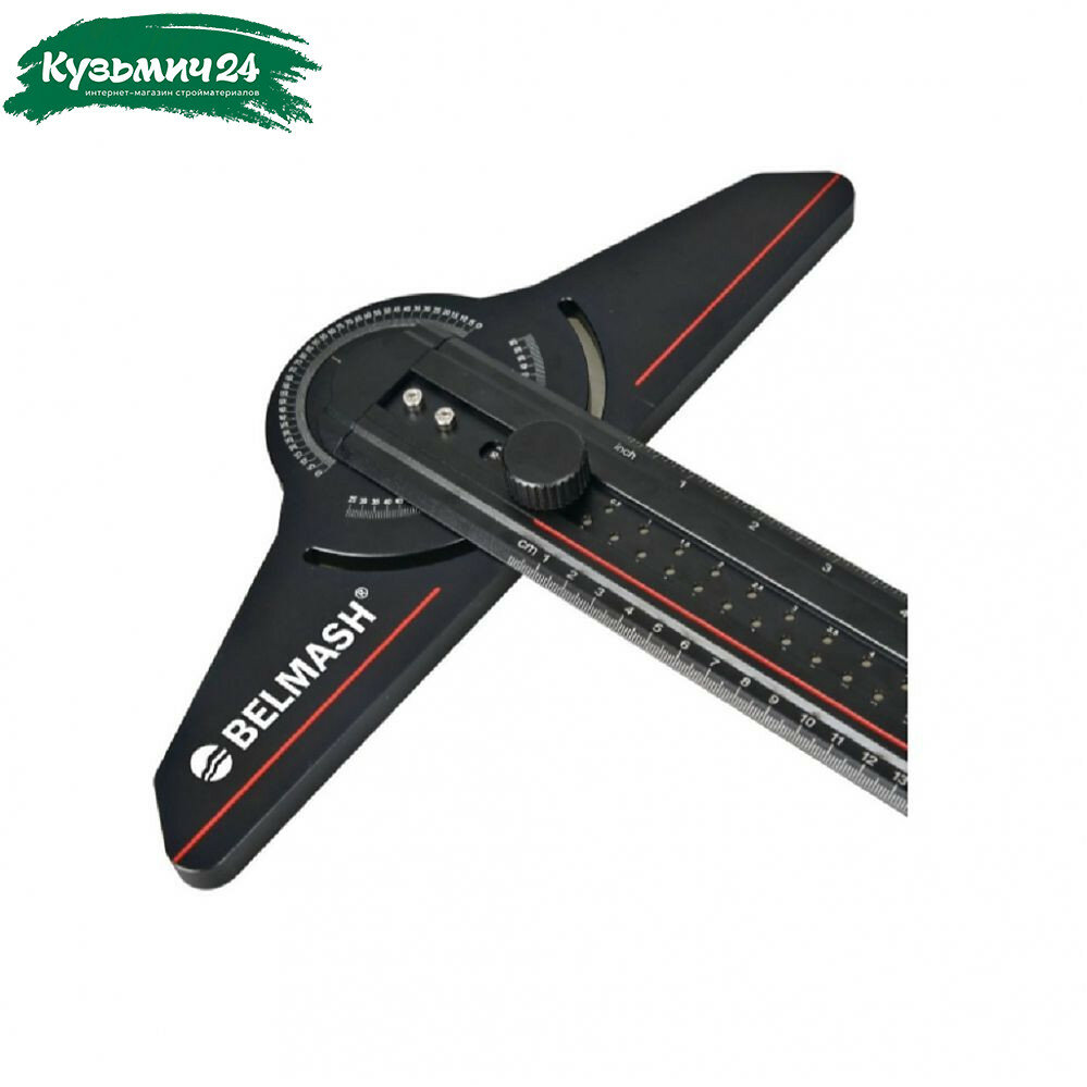 Угломер-транспортир Belmash PAM330A, для столярных и инженерных работ