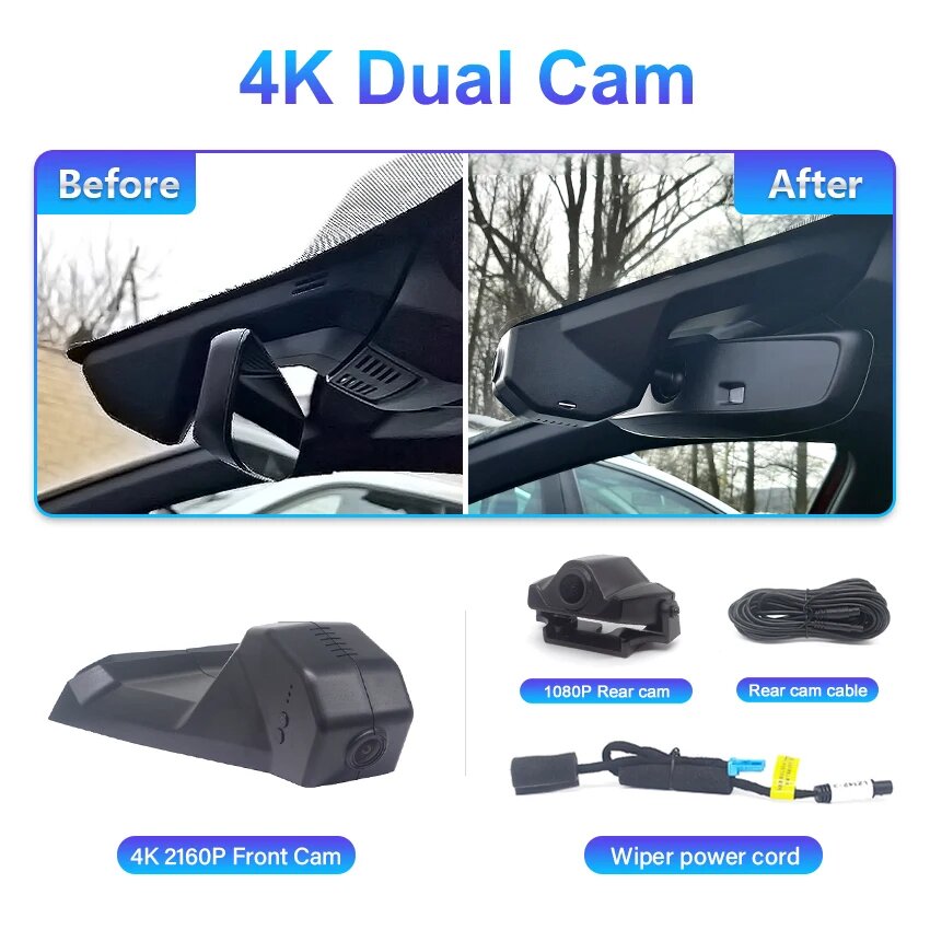 Видеорегистратор для Peugeot 5008 3008 4008, Dvr для Citroen C5 Aircross, видеорегистратор для DS7, видеорегистратор 4K для автомобиля
