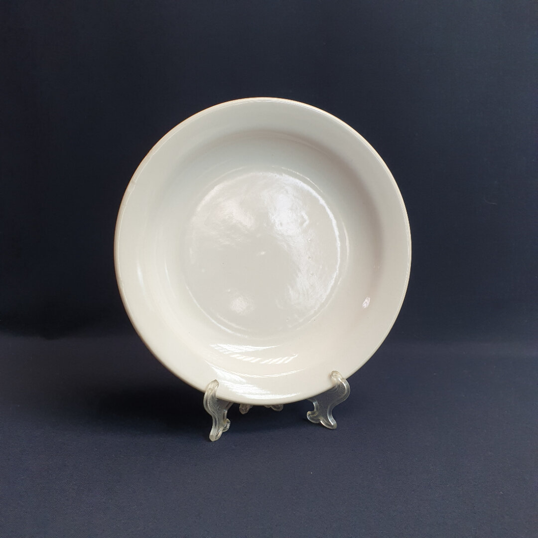 Суповая тарелка Богдановичи, фарфор 20 см, винтаж СССР