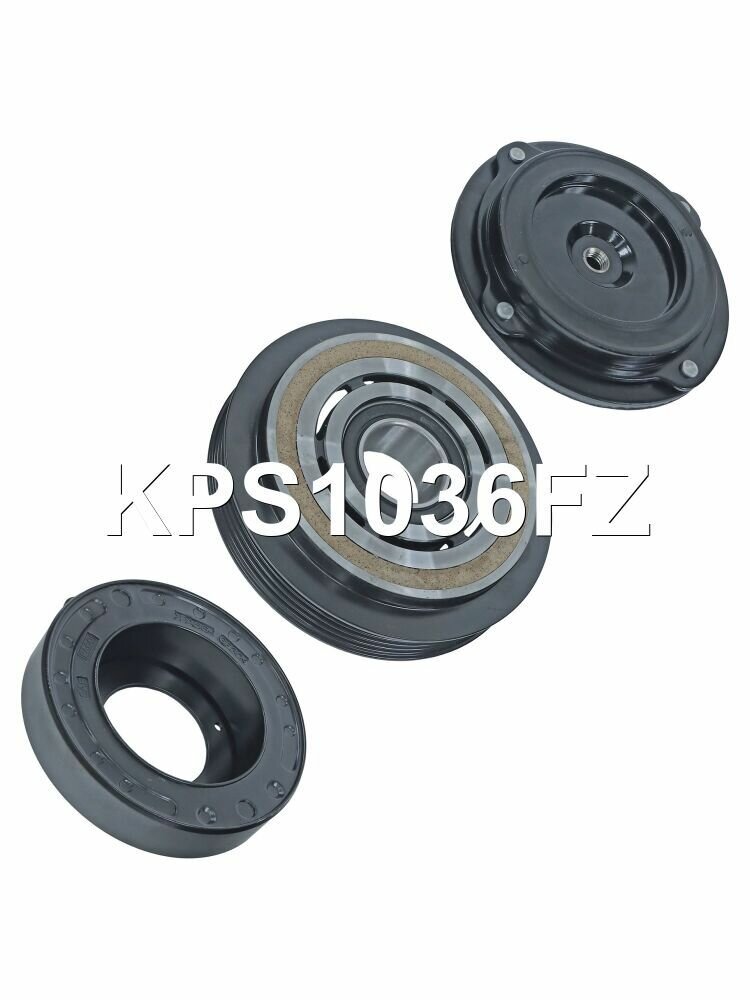 Шкив компрессора кондиционера в сборе Krauf KPS1036FZ для Toyota Hilux Land Cruiser Prado