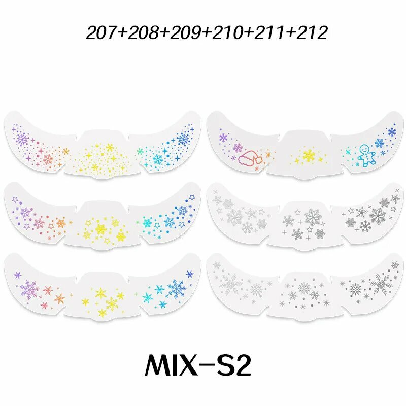 6 Упаковок Временных Золотых И Серебряных Точечных Тату-наклеек Для Вечеринок, Макияжа Лица, Накладных Ногтей