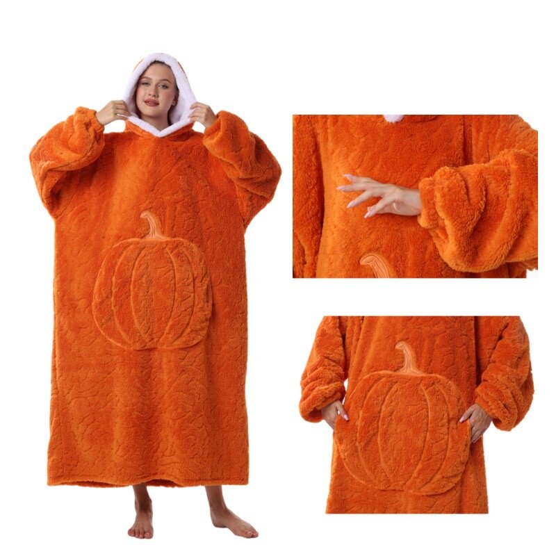 Толстовка-плед с капюшоном