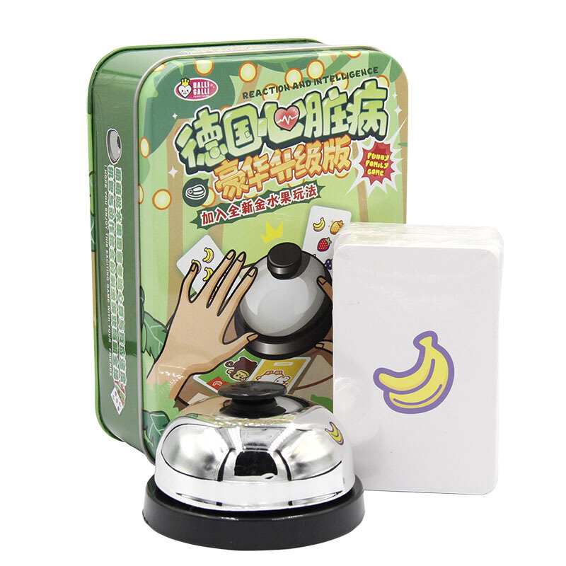 Big Bell Немецкое сердце-бар игра семейная Вечеринка родительско-детская игра с карточной карточкой настольная игра