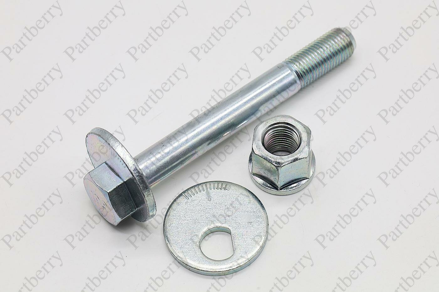 Болт с эксцентриком ремкомплект PARTBERRY PB583804 для SSANGYONG 4458009000, SSANGYONG 4458009010, SSANGYONG 4458008000.