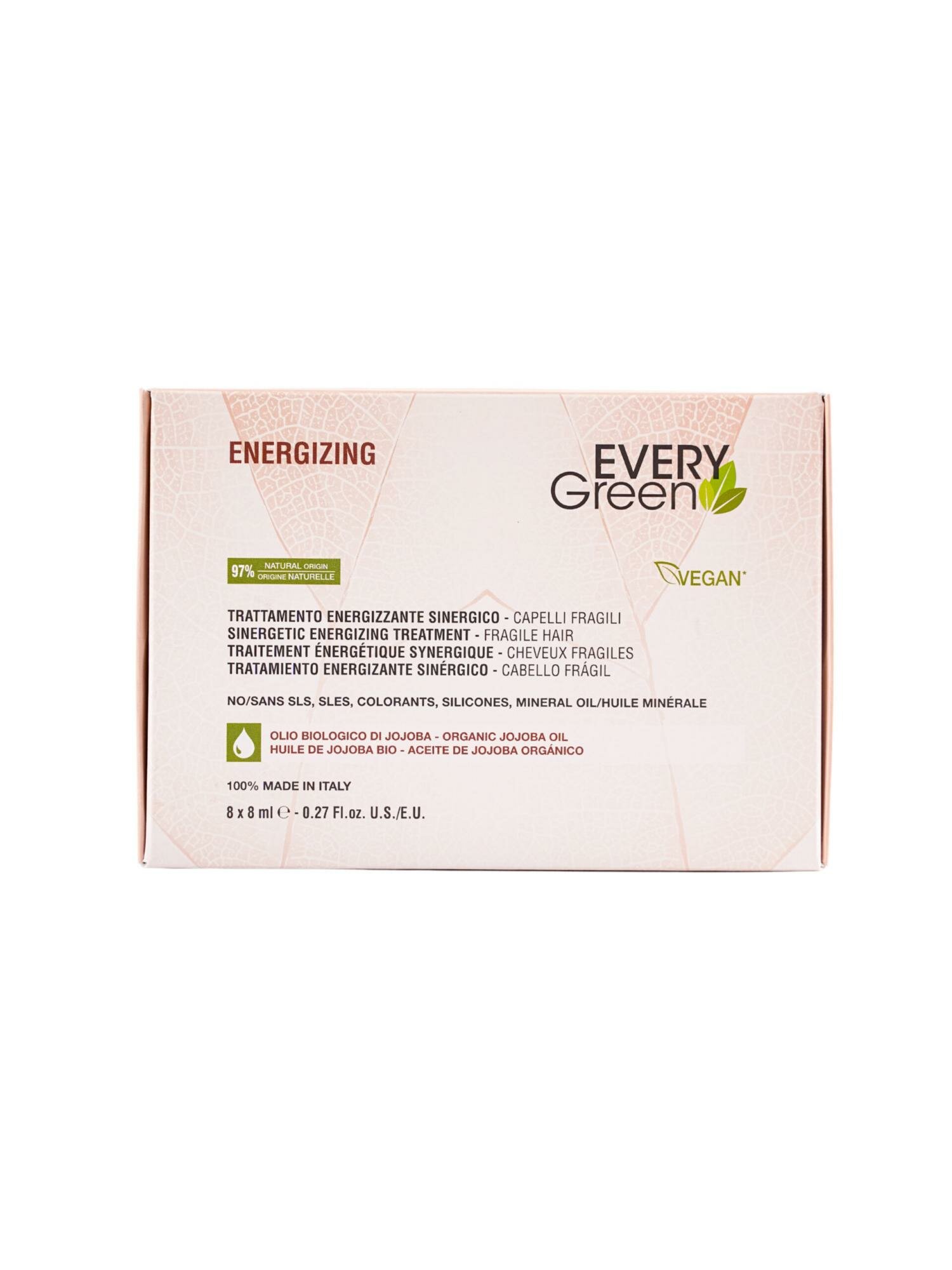 Сыворотка против выпадения волос Dikson EVERY GREEN VEGAN LOSS CONTROL TRATTAMENTO ENERGIZZANTE, 8 мл