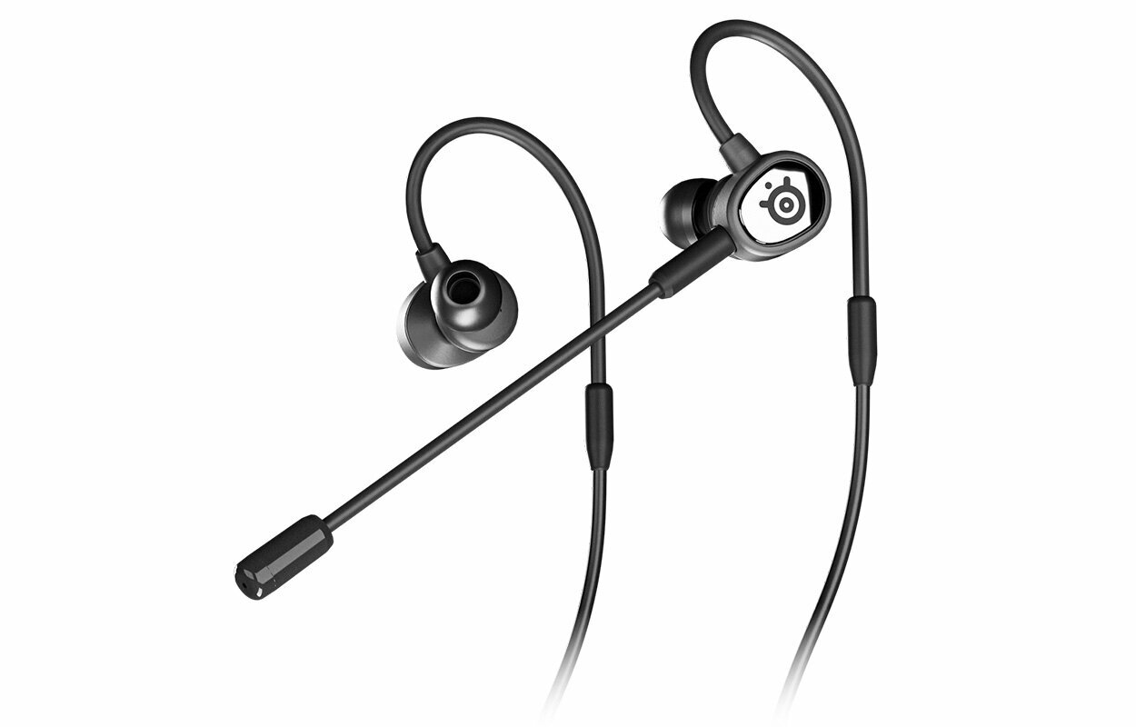 Наушники SteelSeries проводные, черные, высокая чувствительность, объемный звук