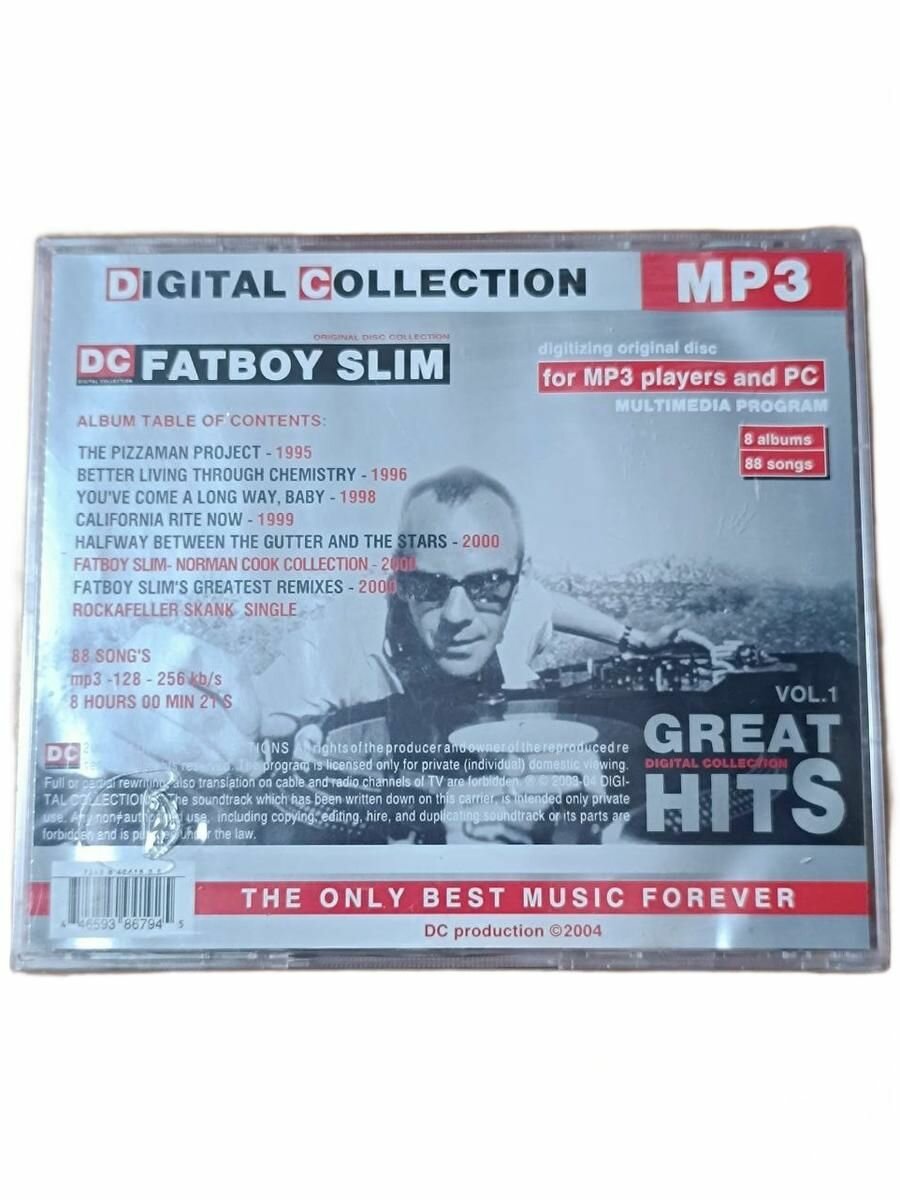 Fatboy Slim Mp3 Digital Collection Vol.1, Диск-СД — фото 1