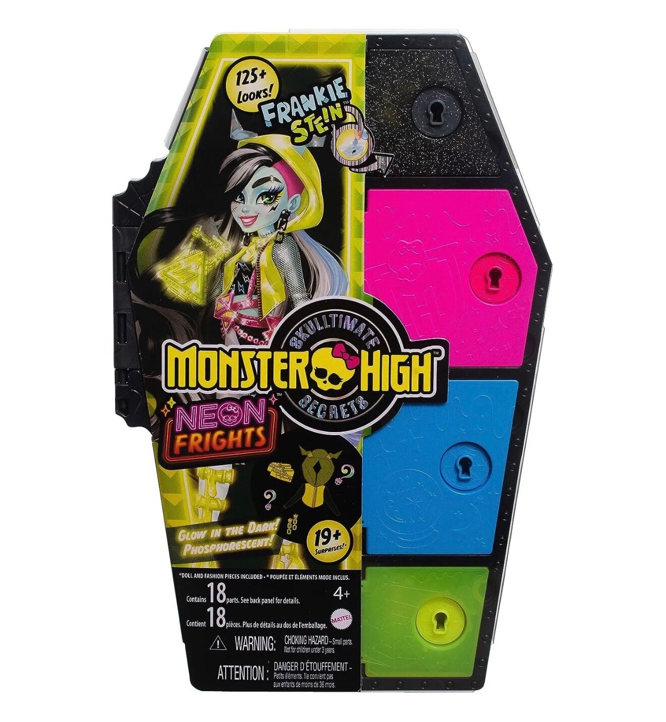 Кукла Monster High (Mattel) Frankie Stein Skulltimate Secrets Neon Frights HNF79
