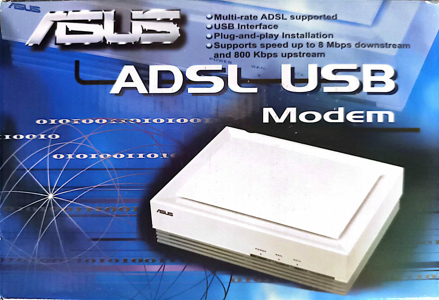 Модем Asus ADSL порт, USB